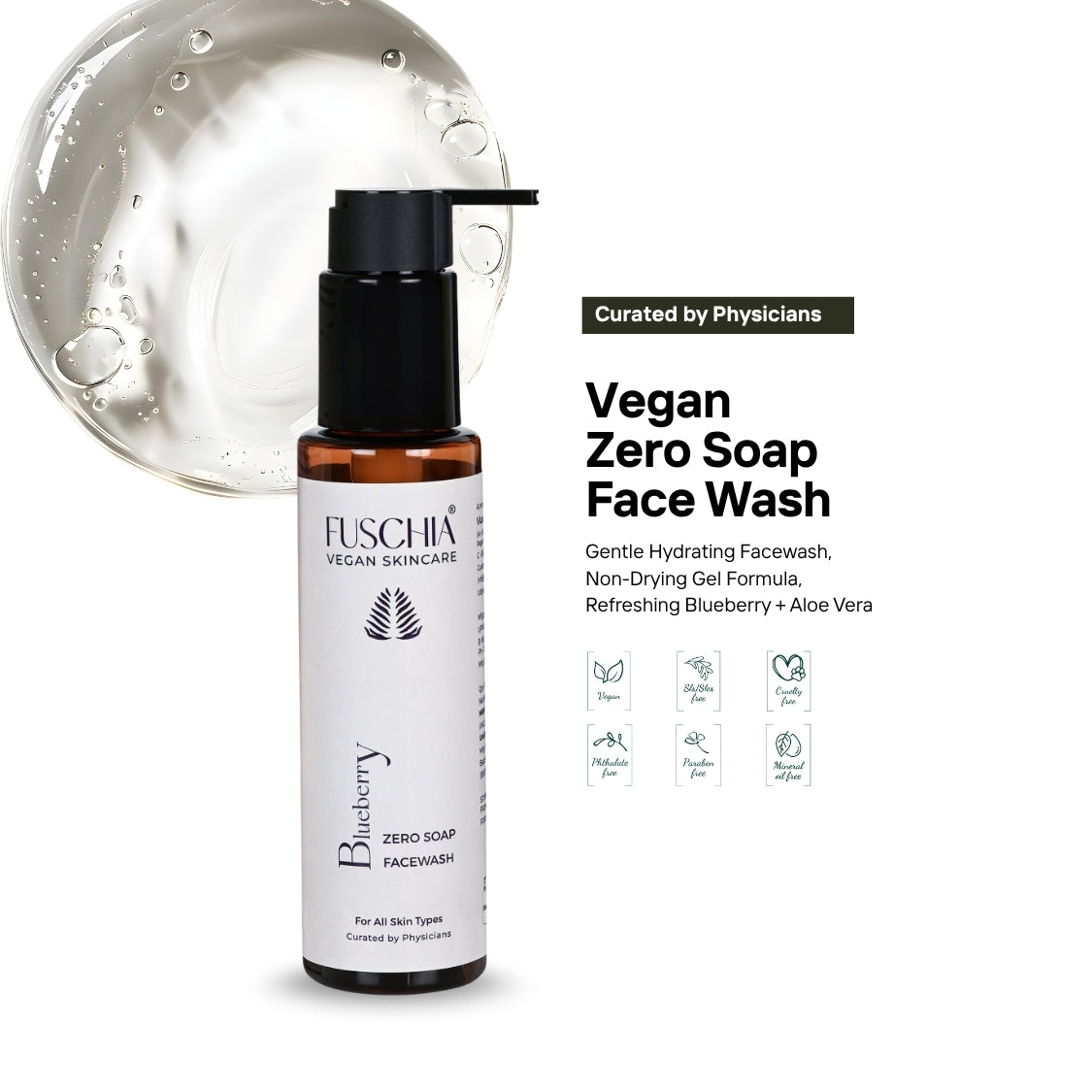 Vegan Zero Soap Face Wash – Fuschia